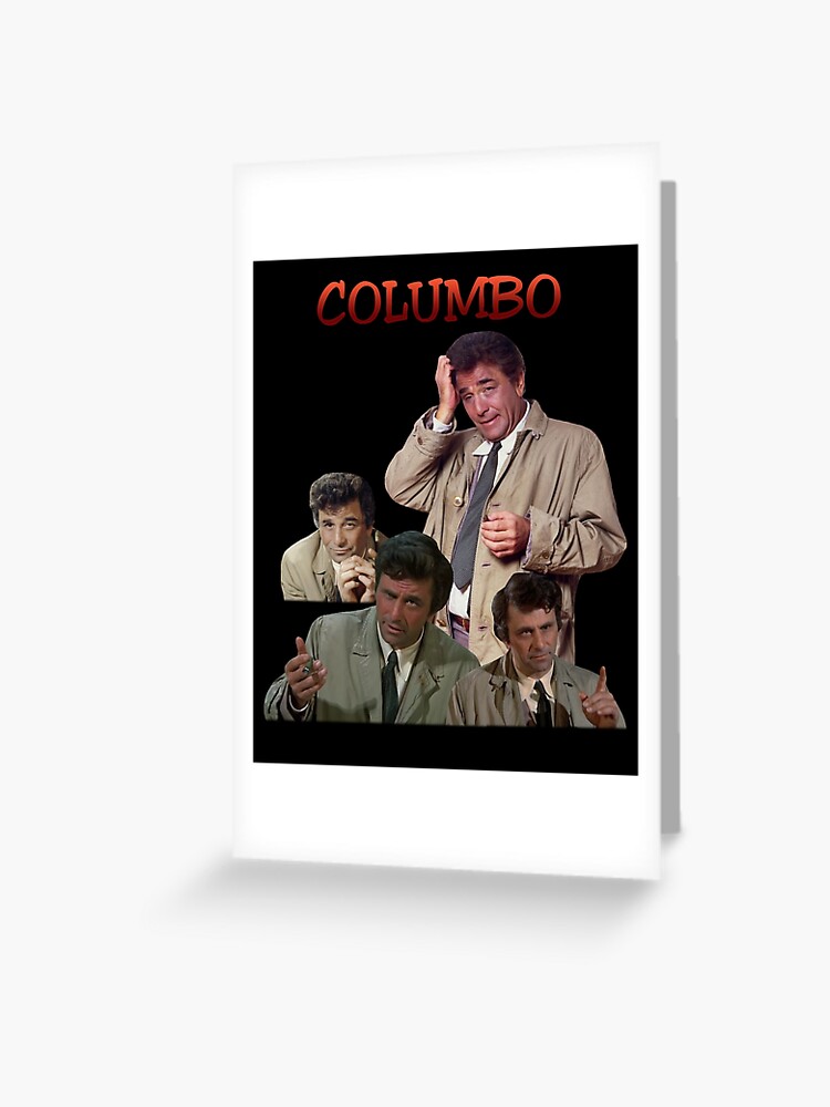 "Columbo character sticker television poster" Greeting Card for Sale by ...