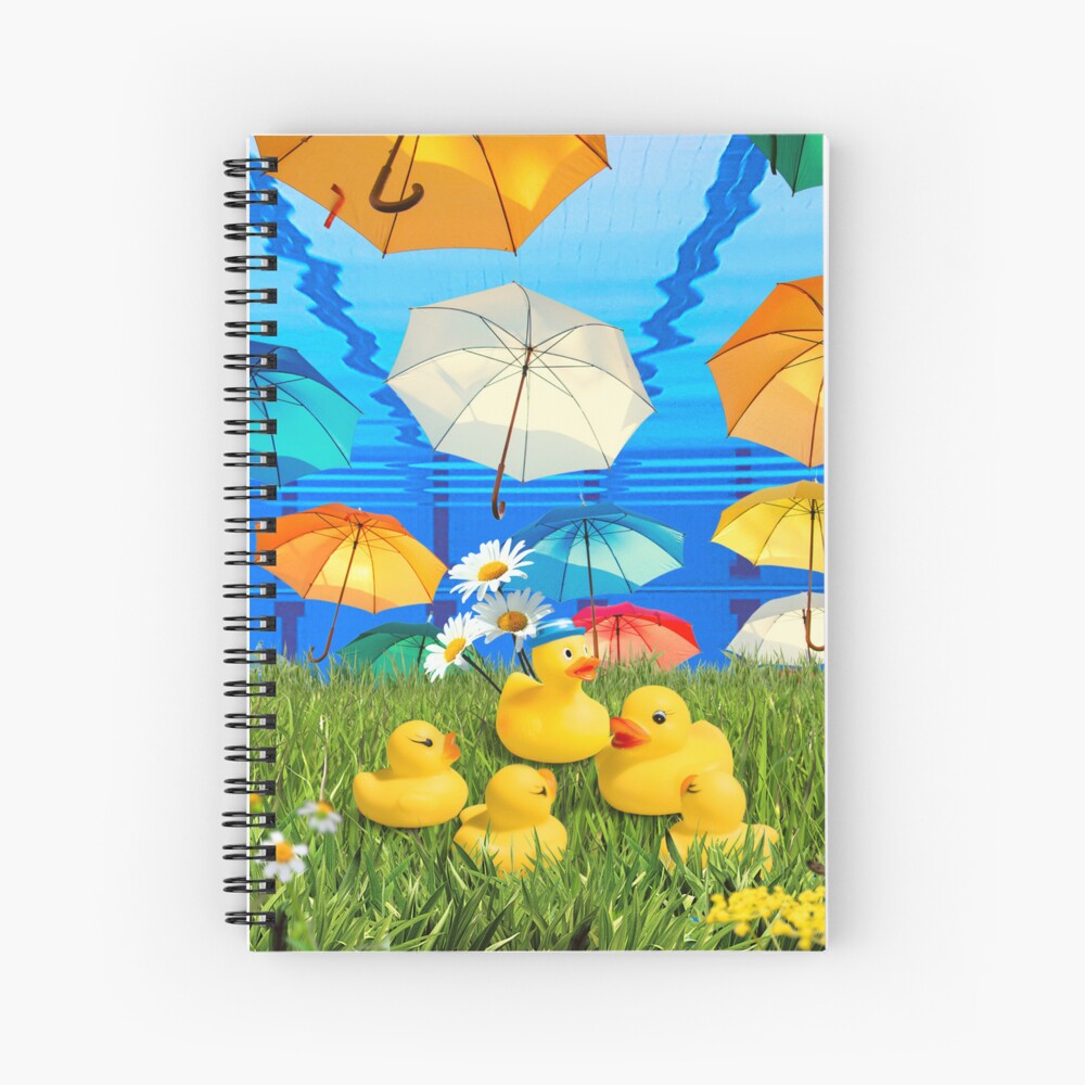 "Rubber duck family picnic" Spiral Notebook for Sale by chlyyrinen ...