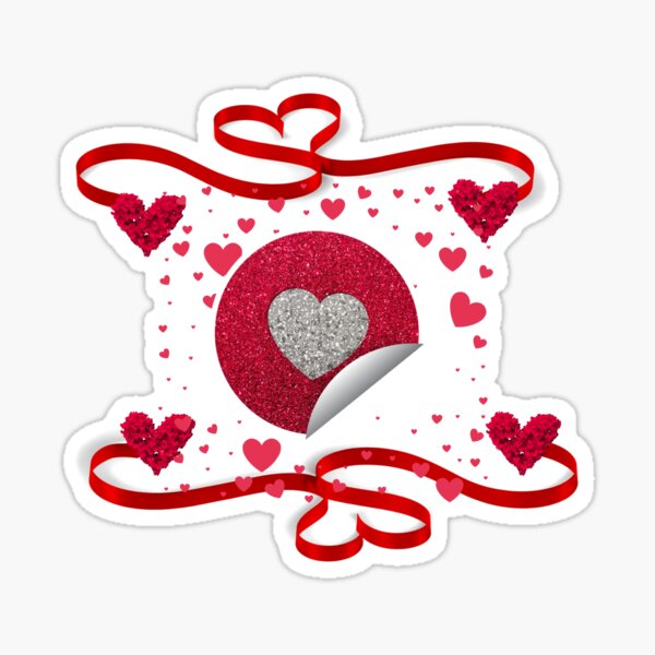 "love logo" Sticker by Happy-Child | Redbubble