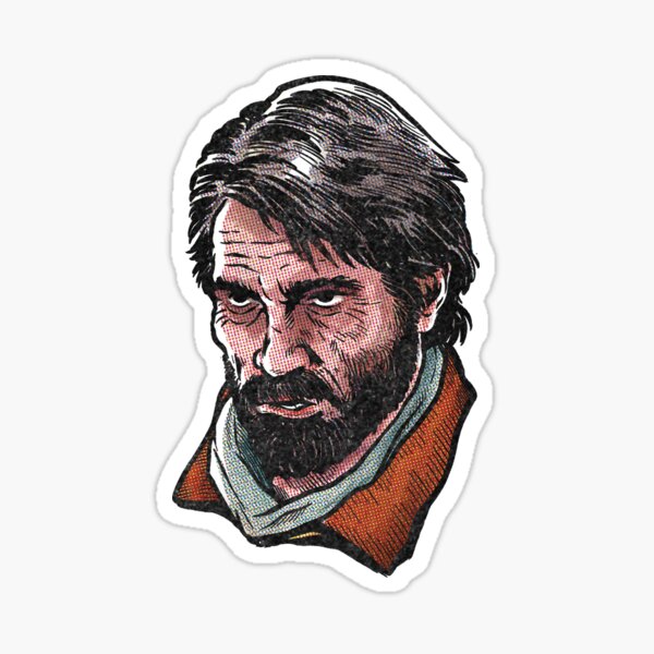 "Joel - The Last of Us 2 fan art" Sticker for Sale by MarkScicluna ...