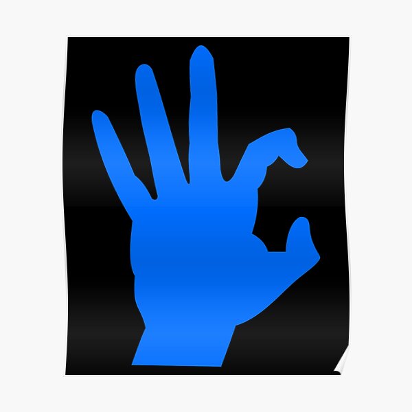 "Westside West Coast hand signals" Poster by phys | Redbubble