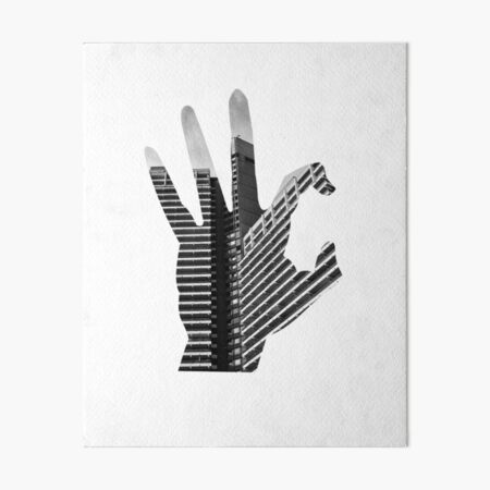 "Westside West Coast hand signals" Art Board Print by phys | Redbubble