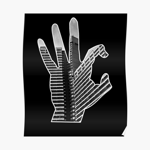 "Westside West Coast hand signals" Poster by phys | Redbubble