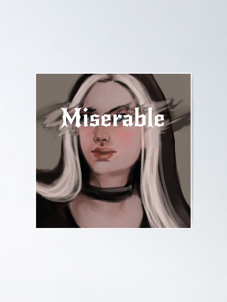 "Miserable Colour" Poster for Sale by akirart265 | Redbubble