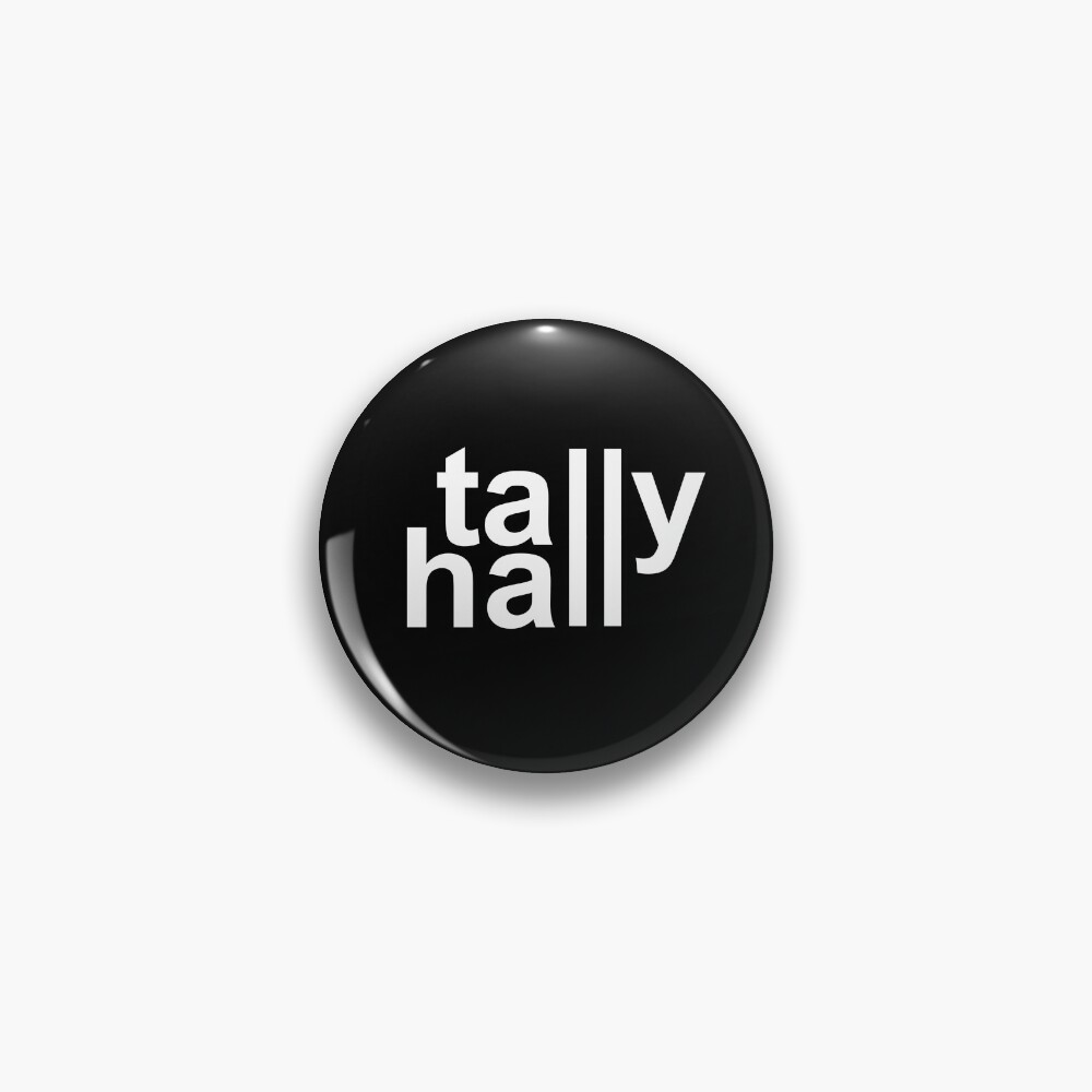 "Tally Hall (white)" Pin for Sale by Jigowatts | Redbubble