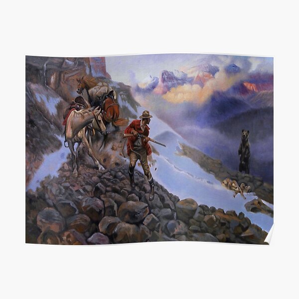 "Charles Marion Russell's Whose Meat?" Poster for Sale by mosfunky ...