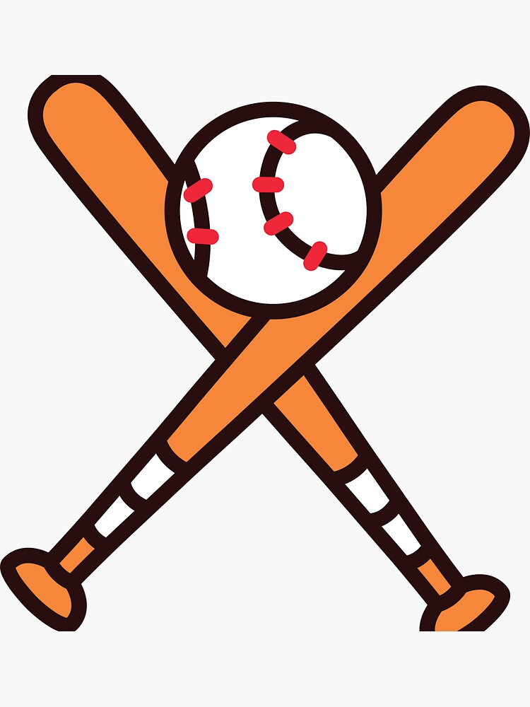 "Baseball Player TouchDown" Sticker by akmironov | Redbubble