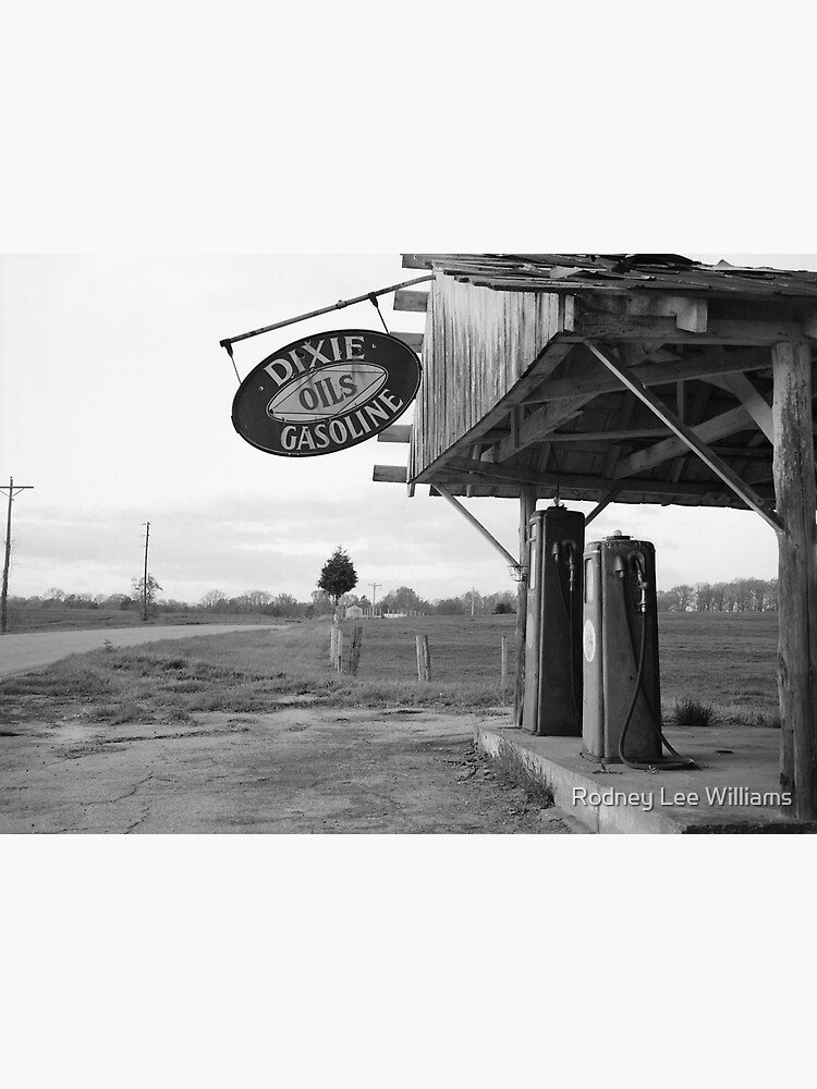 "Dixie Gasoline" Sticker by Rodwilliams | Redbubble