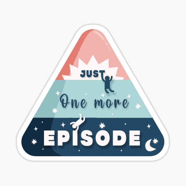 "One More Episode Sticker " Sticker by Kdramaspot | Redbubble