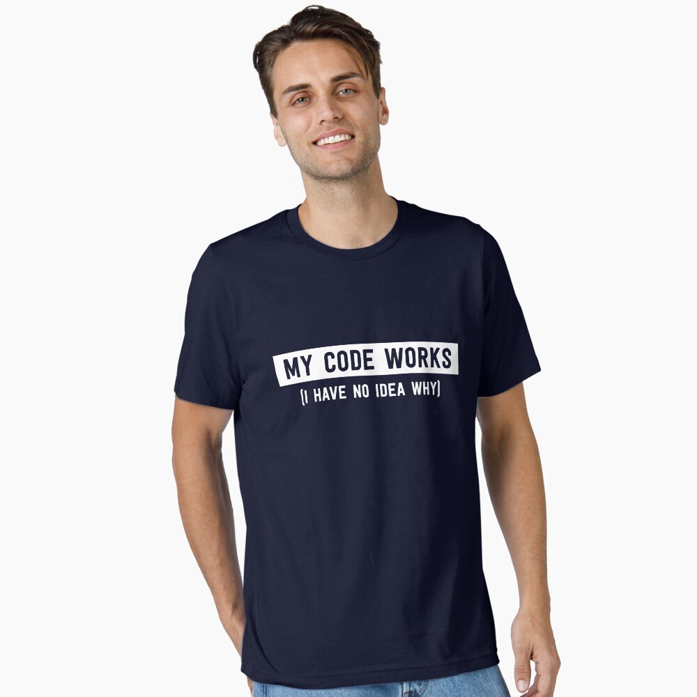 "My code works (I have no idea why)" Sticker for Sale by careers ...