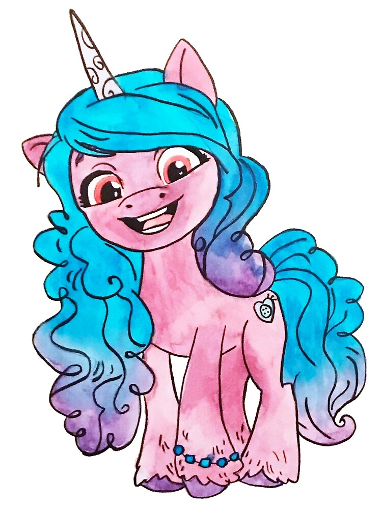 "IZZY | My Little Pony: A New Generation | Watercolor" Art Print by ...
