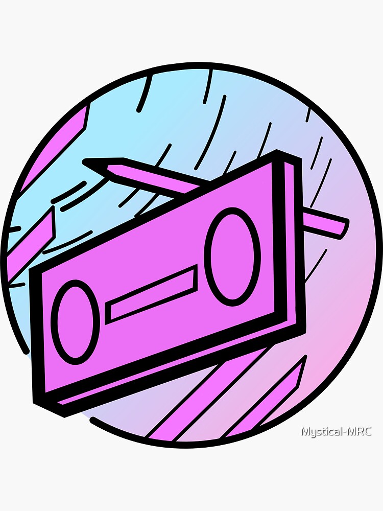 "Worlds Future Funk icon" Sticker by Mystical-MRC | Redbubble