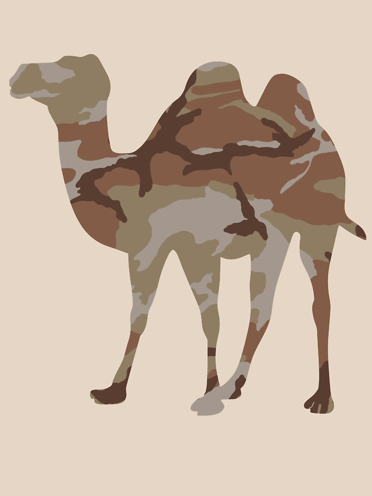 "Camo Camel" T-shirt by pd0009 | Redbubble