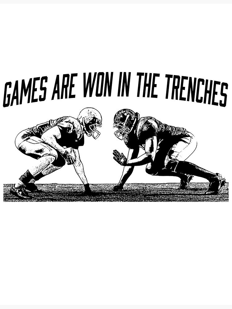 "Defensive Line - Offensive Line - Football Offensive Lineman" Poster ...