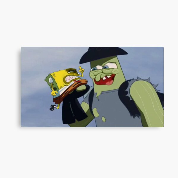 "Spongebob and Dennis Face Swap" Canvas Print for Sale by Rekked ...