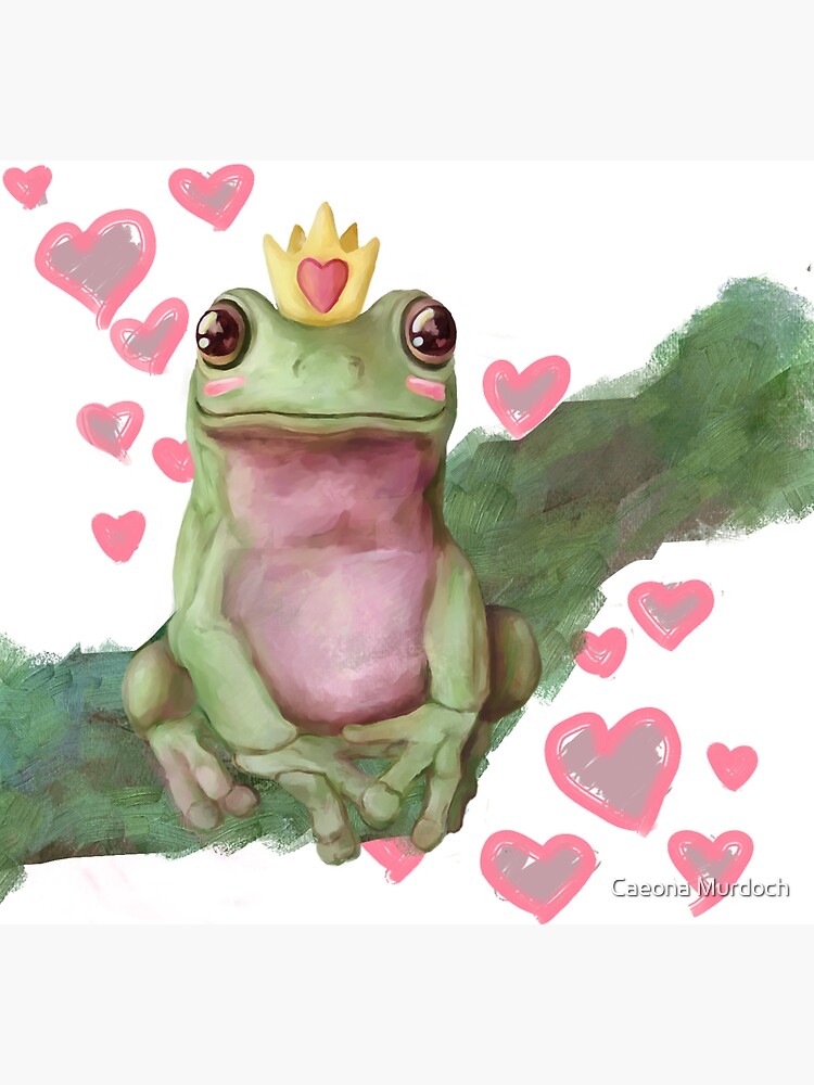 "Frog Prince " Poster by Skycae | Redbubble