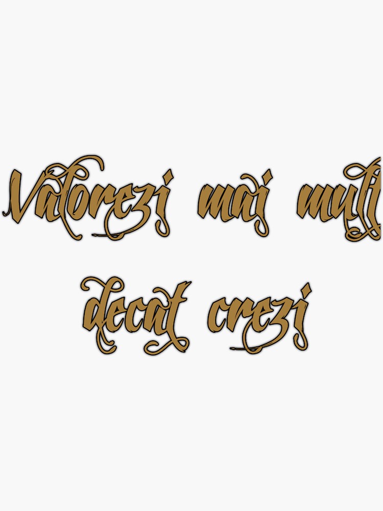 "Citate reale" Sticker for Sale by OanaDaniela | Redbubble