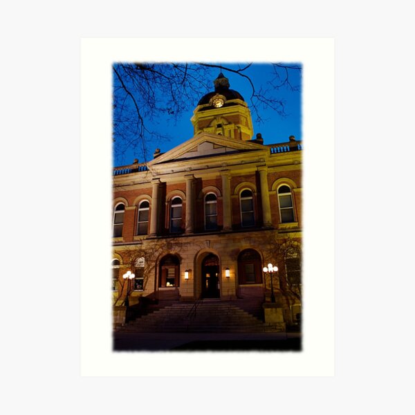 "Courthouse in Goshen, Indiana USA " Art Print by jammingene | Redbubble