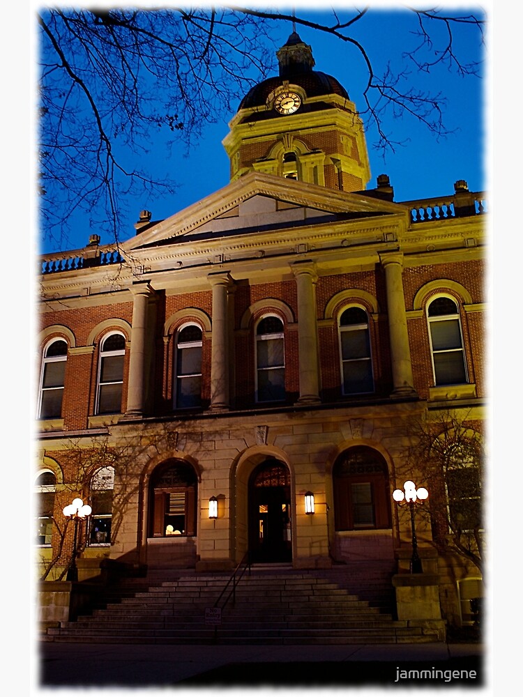 "Courthouse in Goshen, Indiana USA " Art Print by jammingene | Redbubble