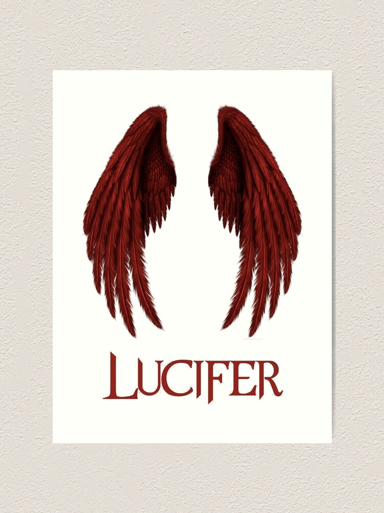 "Lucifer red" Art Print for Sale by ska6ask | Redbubble