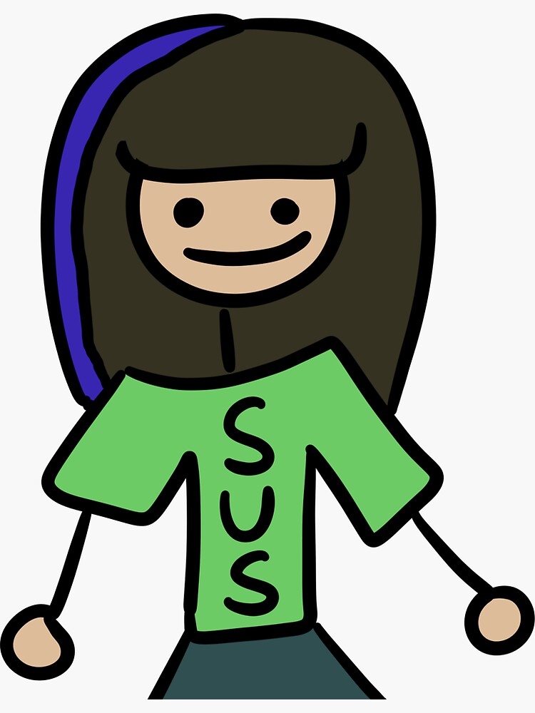 "sus" Sticker by Merry007 | Redbubble