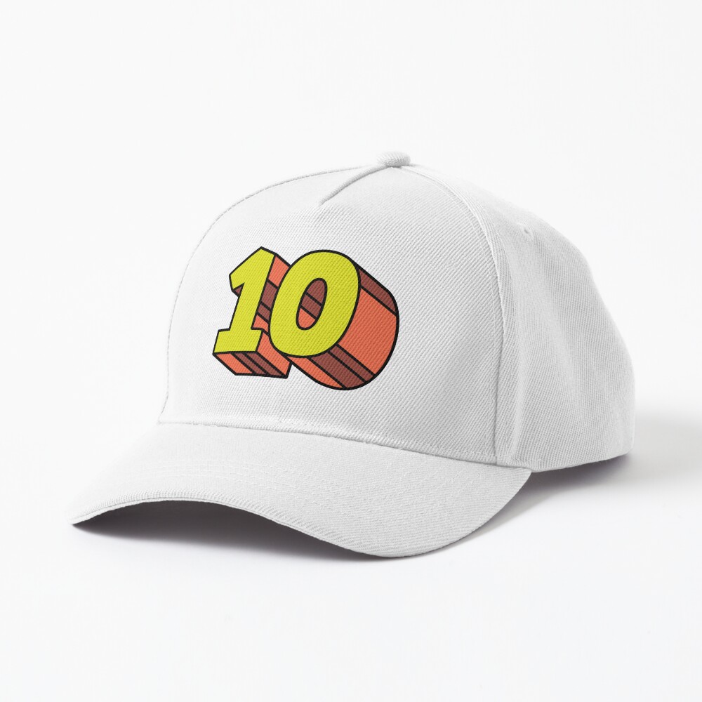 "Number ten 3D cartoon " Sticker for Sale by Planet-Pop | Redbubble