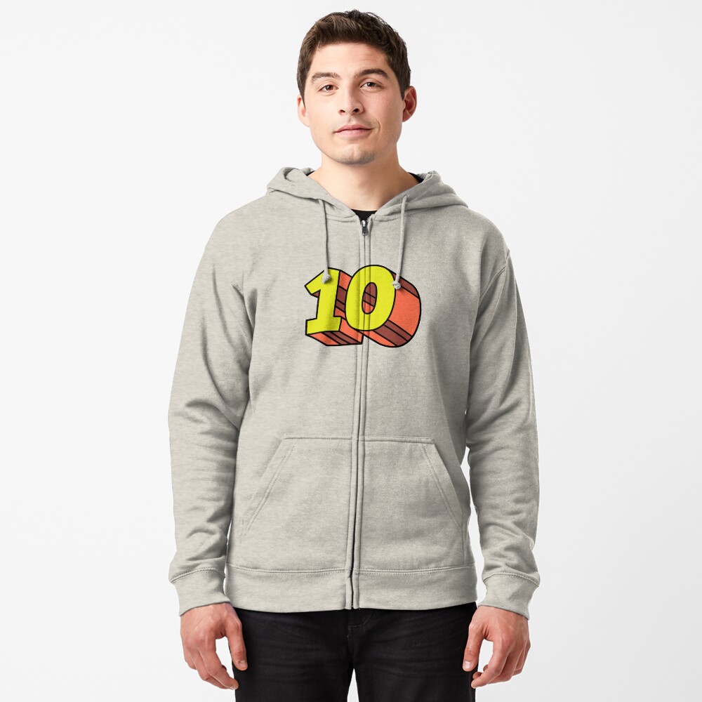 "Number ten 3D cartoon " Sticker for Sale by Planet-Pop | Redbubble