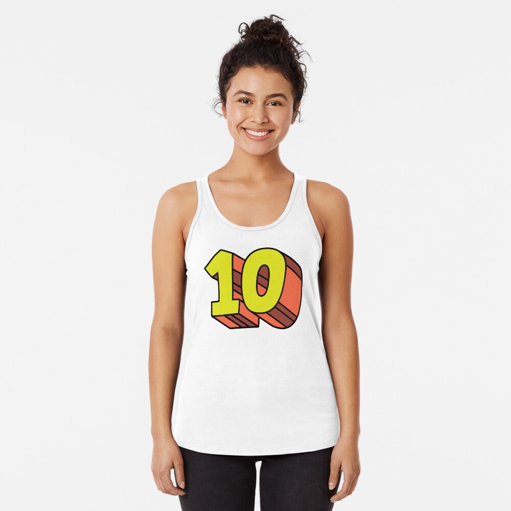 "Number ten 3D cartoon " Sticker for Sale by Planet-Pop | Redbubble
