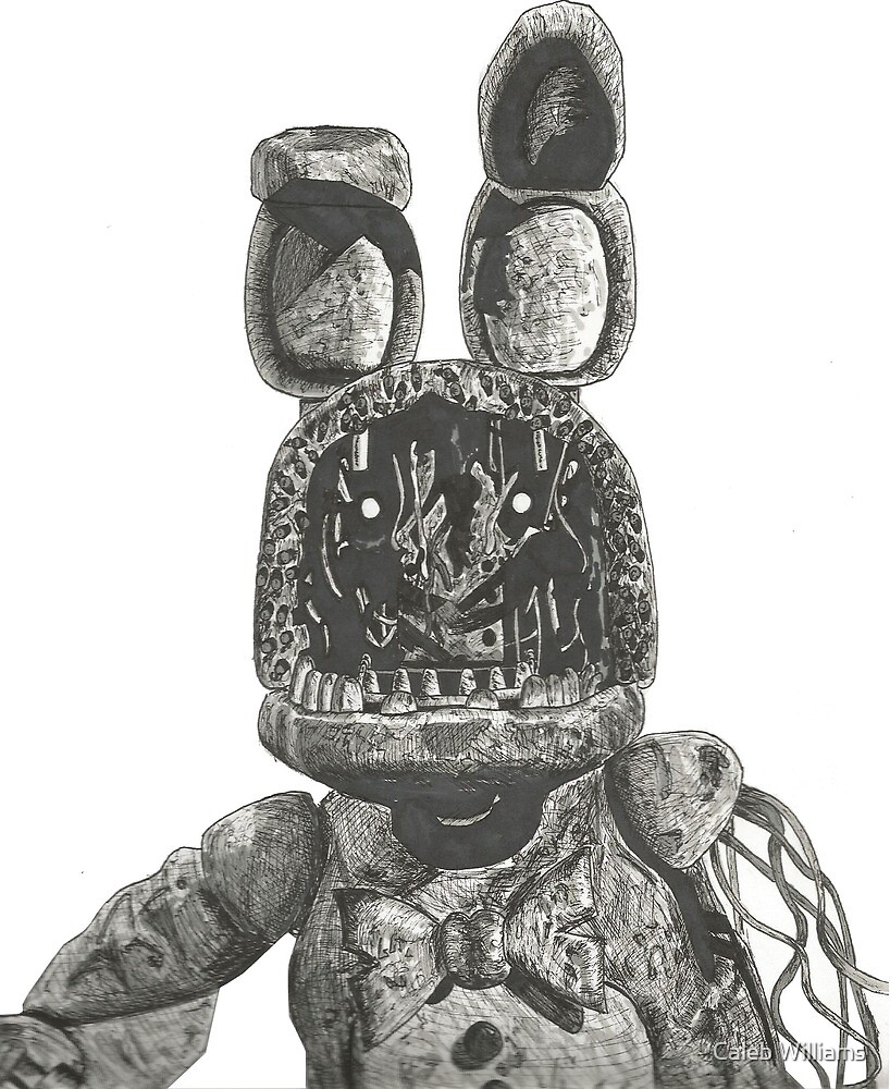 "Five nights at Freddy's 2 Bonnie (small)" by Caleb Williams | Redbubble