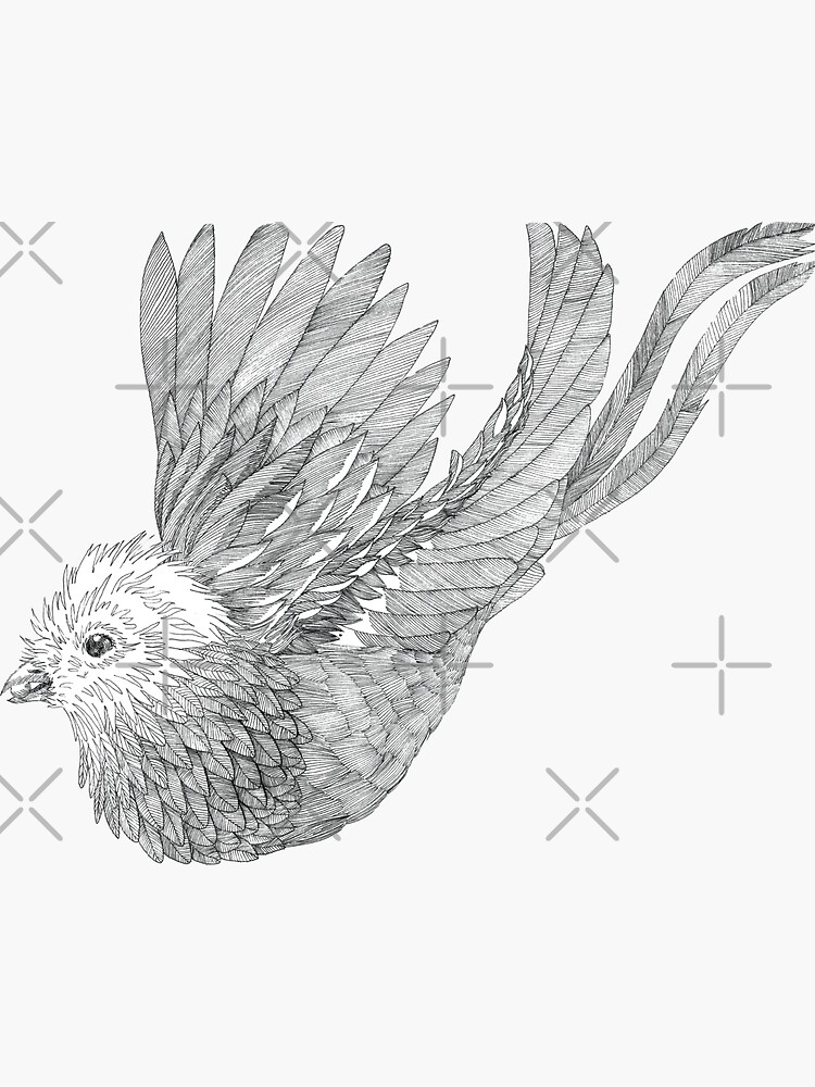 "Quetzal flying through the leaves" Sticker for Sale by LrisetoART ...