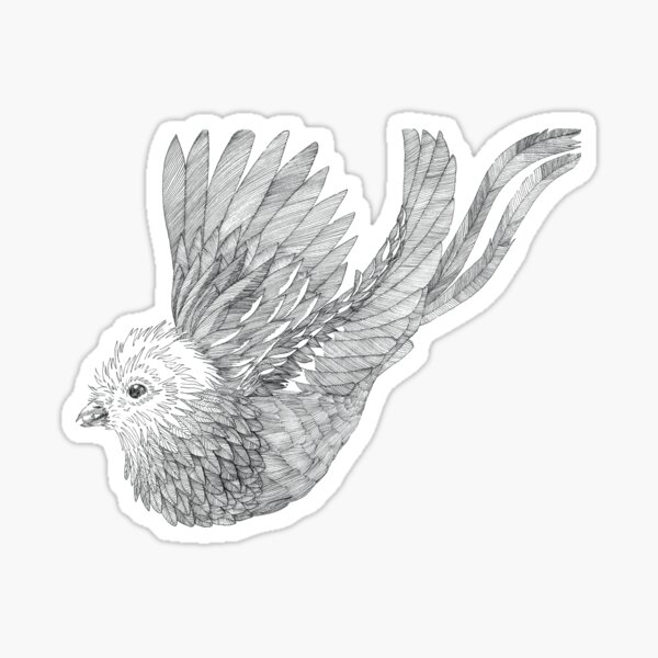 "Quetzal flying through the leaves" Sticker for Sale by LrisetoART ...
