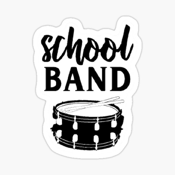 "school band" Sticker by rukiaammi | Redbubble