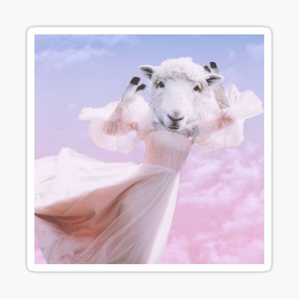 "Lady Lamb" Sticker by LDezign | Redbubble