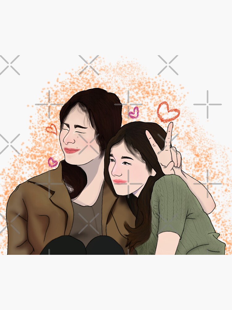 "Bad Buddy InkPa ep 10 drawing hearts w/ no bg ver" Sticker for Sale by ...