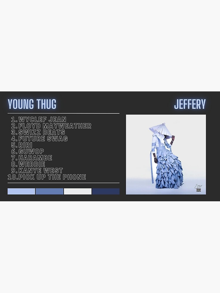"Rap Album Cover Poster: Young Thug, Jeffery" Poster for Sale by riley ...