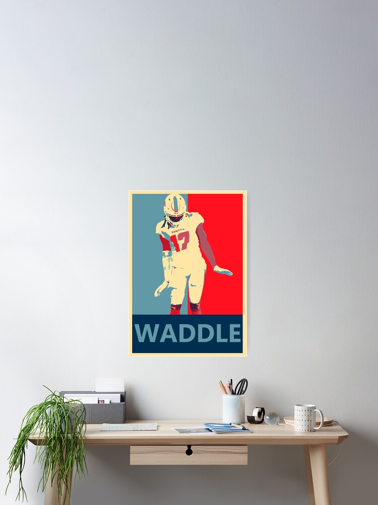 "Jaylen Waddle - The Waddle Dance" Poster for Sale by alolaraichu ...