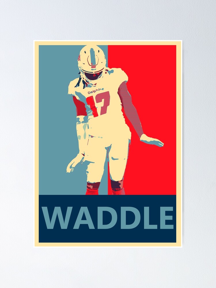"Jaylen Waddle - The Waddle Dance" Poster for Sale by alolaraichu ...