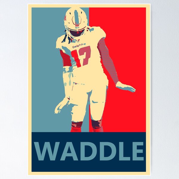 "Jaylen Waddle - The Waddle Dance" Poster for Sale by alolaraichu ...