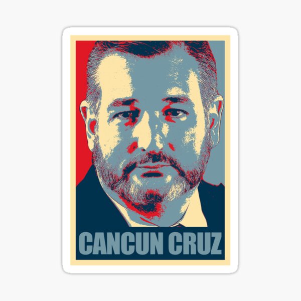 "Ted Cruz Cancun " Sticker by CustomMadeHQ | Redbubble