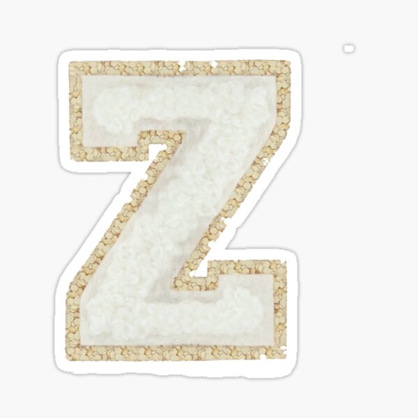 "Z Letter Patch" Sticker for Sale by brookiecookie37 | Redbubble