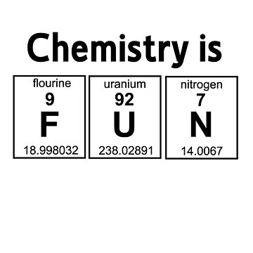 "Chemistry is Fun" Sticker for Sale by trends | Redbubble
