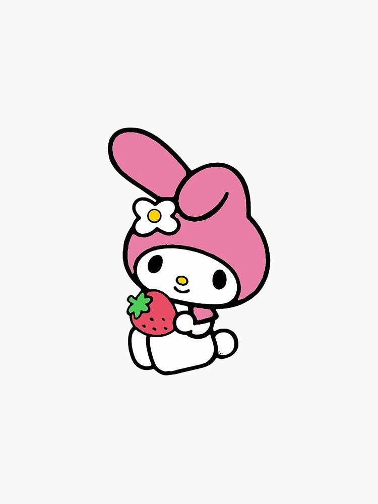 "cute little rabbit sticker" Sticker by 13070320 | Redbubble