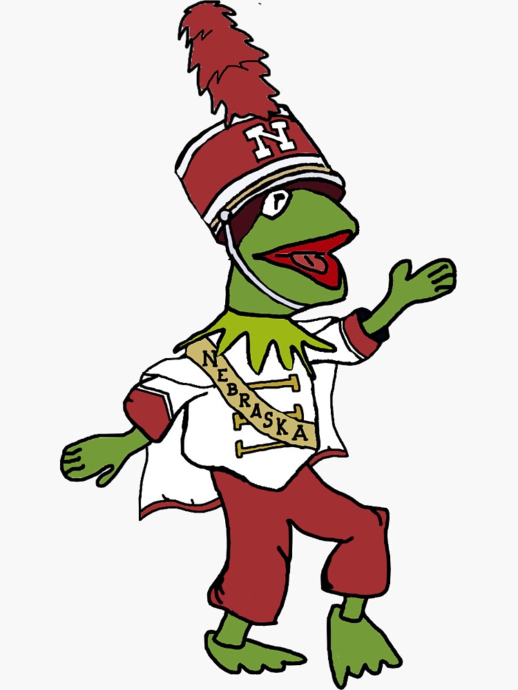 "Kermit in the Band!" Sticker for Sale by lankyluke8 | Redbubble