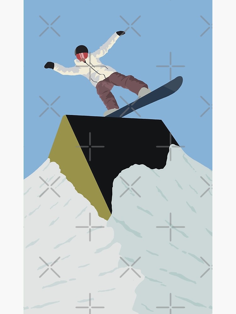Snowboard art Premium Matte Vertical Poster sold by Bridget Croatia ...