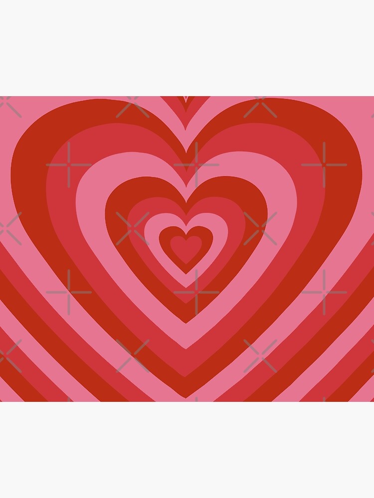 "Red y2k heart " Poster for Sale by alexvoss | Redbubble
