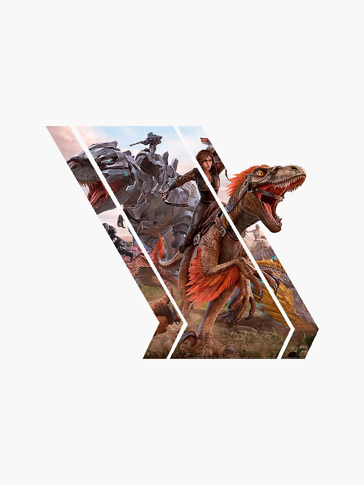 "ARK Survival Evolved" Sticker for Sale by Dreyckko1x | Redbubble