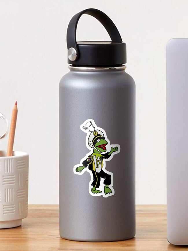 "Kermit in the Band!" Sticker for Sale by lankyluke8 | Redbubble