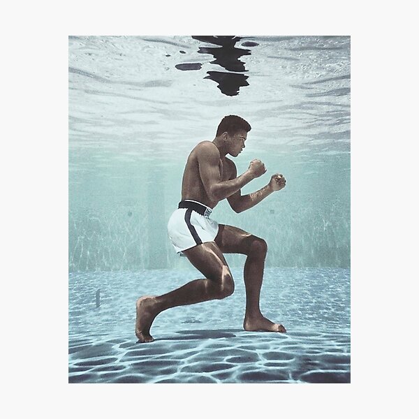 "Legend Training Boxing Under Water Poster - Nights In Miami Poster ...