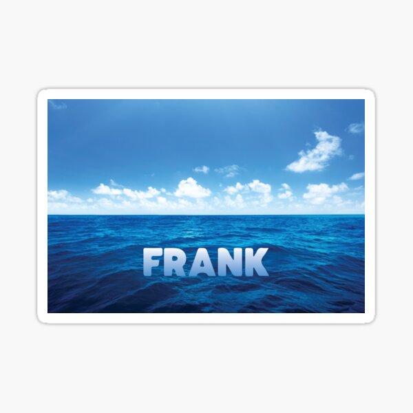 "Frank Ocean " Sticker for Sale by SethHughz | Redbubble