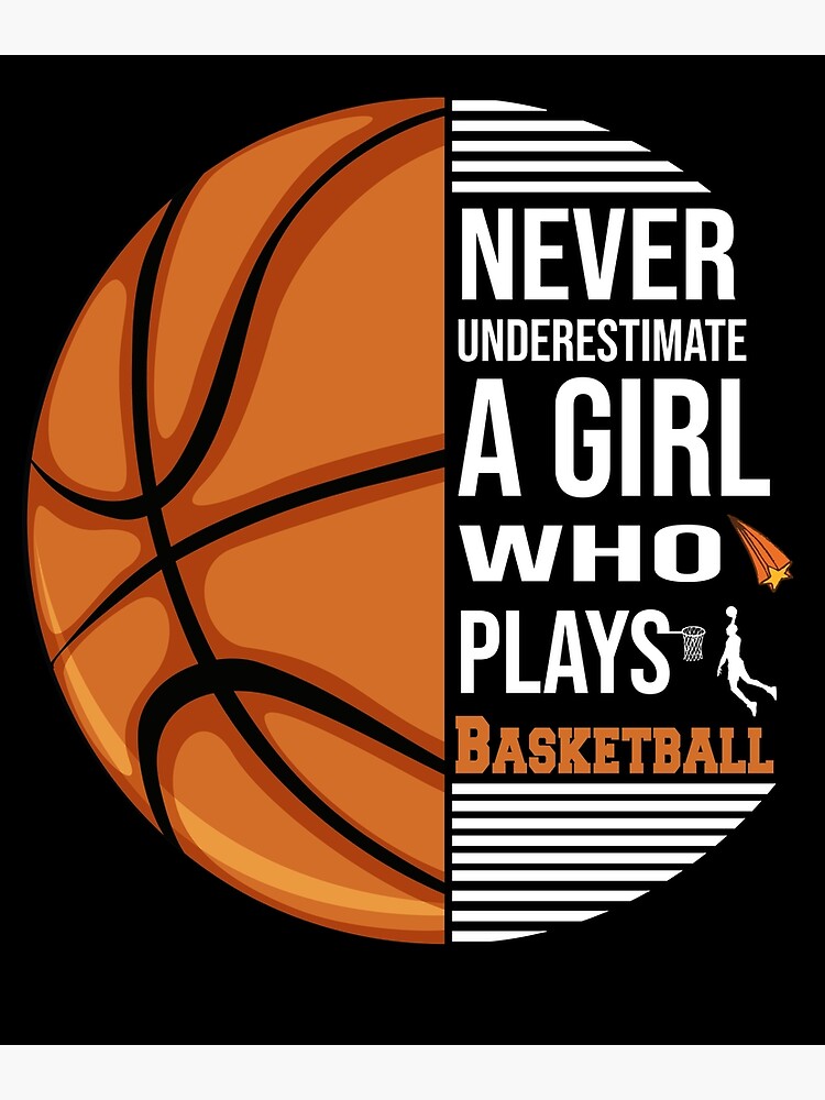"Funny girl basketball player Quote, Basketball lovers gifts, For girls ...